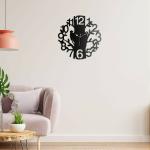 Buy METSYAnalog 45 cm X 45 cm Wall Clock (Black, Without Glass, DIY ...