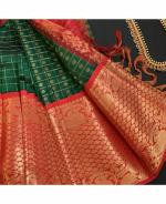 Buy The Maggam Collective Handloom Kuppadam Pattu Sarees with Blouses ...
