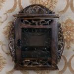 Buy ADA Handicraft Wall Hanging Inlay Keys Hanger Key Holder Brown ...