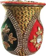 Buy JINPRI Handicrafted Multicolor Steel and Fabric Lun Loti Online at ...