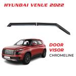 Buy SIPL PRO CHROMELINE DOOR VISOR HYUNDAI VENUE Online at Best Prices ...