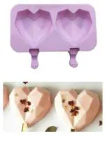 Buy JRM's Heart Shape Silicone Popsicle & Cakesicle Mold, Chocolate Mold for Home Kitchen DIY ...
