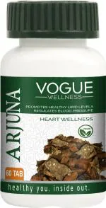 Buy VOGUE Pharmaceuticals Pvt. Ltd. Vogue Wellness Arjuna Tablets For ...