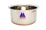 Buy MAYFAIR+ Premium Stainless Steel Copper Base Round Bottom Glossy ...