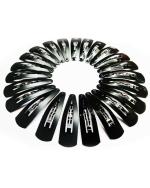 Buy LYTIX Black Synthetic Hair Clips for Girls (Pack of 24) Online at ...