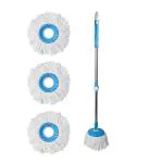 Buy Vault Bharat Premium Quality Spin Mop Stick Rod| Standing Magic ...