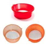 Buy QUISTAL Durable Plastic Flour/Atta Strainer, Sieves, Hook Chalnis ...