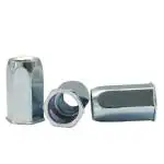 Buy RELY (Pcs-25) M6x15 Hex Blind Rivet Insert Nut Full Body Alloy ...