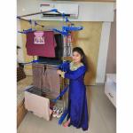 Buy SUNDEX Cloth drying stand double pole jumbo Online at Best Prices ...