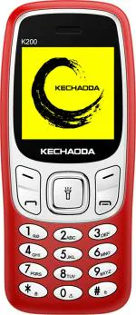 Buy Kechaoda K200, Dual Sim, Red, Feature Phone Online at Best Prices ...