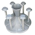 Buy PANCHANAN Made of Virgin Plastic Glass Holder for 6 Glasses and ...