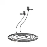 Buy Audio Array Dual Head Condenser Lavalier Lapel Mic with 3.5mm ...