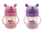 Buy Te Quiti Pink & Purple Plastic Leakproof Durable BPA Free Non Toxic Bunny Teddy Bear Design ...