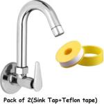 Buy Flockidos SS Sink Taps for Sink/washbasin 360 Degree Moving,Chrome ...