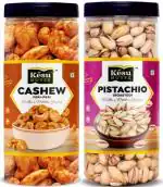 Buy Kesu Nuttz Kaju Peri-Peri Flavour & 100% Roasted Pistachio Pack Of ...