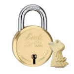 Buy Link 8 Levers 65mm Round Brass Body Padlock| Hardened Shackle ...
