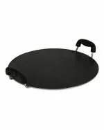 Buy Tosaa Mutli Deluxe Black Aluminium Flat Tawa 3 mm Online at Best ...