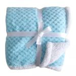 Buy BRANDONN Sky Blue Zigzag Microfiber Wrapper 100 cm x 80 cm (0-12 M ...
