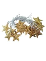 Buy MrDeal.in Plastic LED Gold, White Star Corded Electric String Light ...