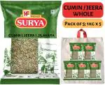 Buy Surya 5kg Cumin Whole (Jeera/Jeelakarra) (Pack of 5 ; 1kg x 5 ...