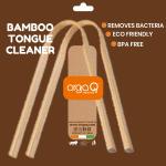 Buy OrgaQ Organicky Organic Bamboo Tongue Cleaner Eco Friendly - 2 Pc ...