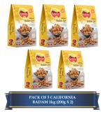 Buy Eatriite California Badam Giri (Plain Almond Kernel Almonds) 1 Kg (200gx5) Online at Best ...