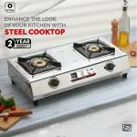 Buy OPTIZEL FOGGIA 2Burner Stainless Steel LPG Gas Stove I Manual ...