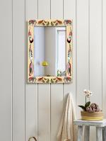 Buy 999Store Brown Rectangular MDF Decorative Elephant Printed Wall ...