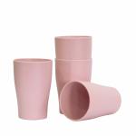 Buy IRIDA NATURALS Plush Pink Wheat Straw Unbreakable Tea Cups Set of 4 ...