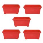 Buy Go Hooked Rectangular Plastic Pots for Plants, Jupiter Flower Pots ...