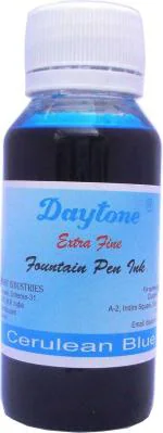 Buy Daytone Extra Fine Fountain Pen Ink Cerulean Blue 60 Ml Pack of 15 ...