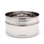 Buy coconut Hassle-free Silver Stainless Steel Cooker Separator ...