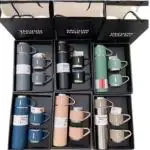 Buy ROMJ Premium Stainless Steel Thermo Flask Gift Set - 500ml Vacuum ...