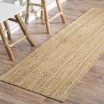 Buy BUNAII Beautiful Home Beige Jute Runner (60 cm, X 150 cm, Rectangle ...