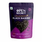 Buy Open Secret Black Raisins 500g| Premium High in Fiber | Kishmish ...