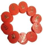 Buy Amit Marketing Multicolor Plastic Numeric Round Shape 1 To100 Token ...