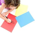 Buy Askprints 100 Sheets A4 Size Multipurpose Colored Double Sided ...