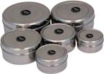 Buy Carnival Silver Steel Dabba Set (Pack of 6) Online at Best Prices ...