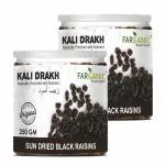 Buy FARGANIC Black Raisins / Kaali Drakh Naturally Sun dried Daakh ...