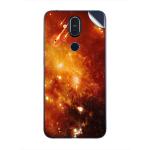 Buy GADGETSWRAP Printed Vinyl Skin Sticker for Nokia 8.1 - planets ...