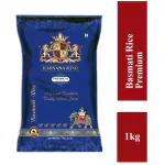 Buy Haryana King Premium Basmati Rice - 1 kg (Poly Pocket) Online at ...