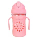 Buy TRIBBO Proof Baby Sipper Sun Face Design Water Bottle | Soft ...