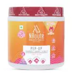 Buy NRoute PEP-UP Energy Booster Tangy Guava Energy Drink Powder 150g for Gym Workout with Red ...