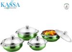 Buy Kassa Stainless Steel Bottom Kitchen Serving, Cooking Bowl Handi ...