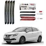 Buy Feelitson Black Car Bumper Protector Safety Guard Single Strip For ...