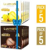 Buy Luvmark Luxury Beauty Soap - Mango Butter (Pack of 5) + Coffee ...