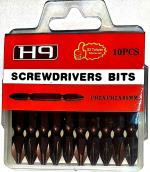 Buy H9 1/4 Hex Double Ended Magnetic Screwdriver Bit Ph2 Bits in Bronze ...