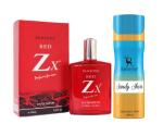 Buy 1 RAMSONS RED ZX PERFUME (100ML) + 1 RAMSONS SANDY SHORE DEODORANT ...
