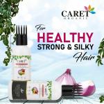 Buy Caret Organic Red Seed Onion Oil With Arnica& Jaborandi-For Hair ...
