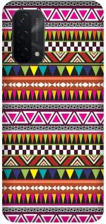 Buy Zepboom Oppo A74 5G, Cph2263 Multicolor Plastic Tribal Pattern ...